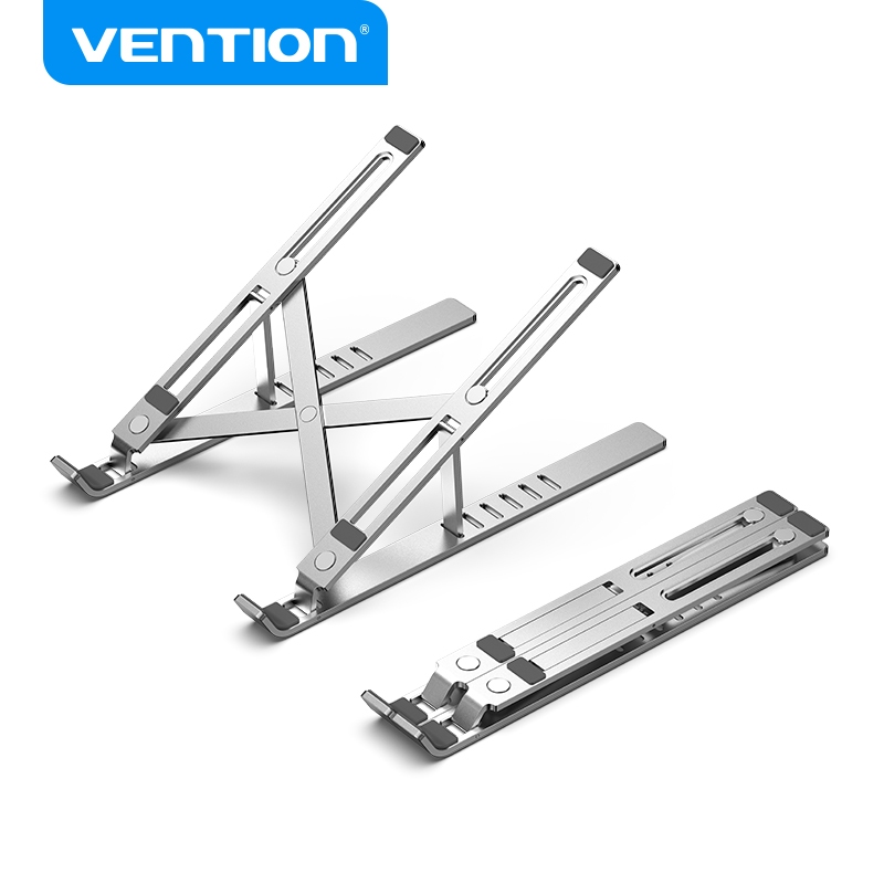 Vention Foldable Laptop Stand Silver Aluminum Alloy Type 10-17 inches ...