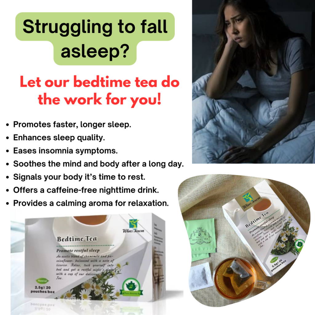 Bedtime Tea Improves Sleep, Reduces Stress & Anxiety, Promotes ...