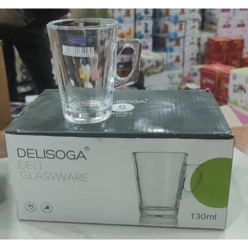 Delisoga Deli Glassware Glass Drinking Set Mug 6pcs 150mL ZB2010-1 ...