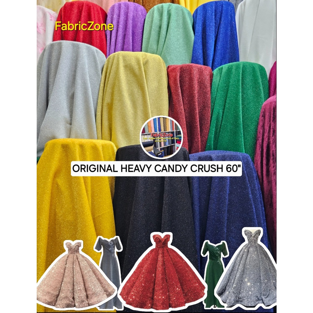 Heavy Candy Crush Fabric 60" | Shopee Malaysia