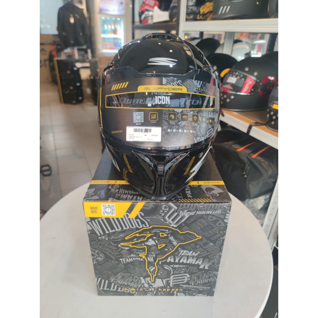 Team Payaman x Spyder Helmet Neo Icon Modular | Shopee Malaysia