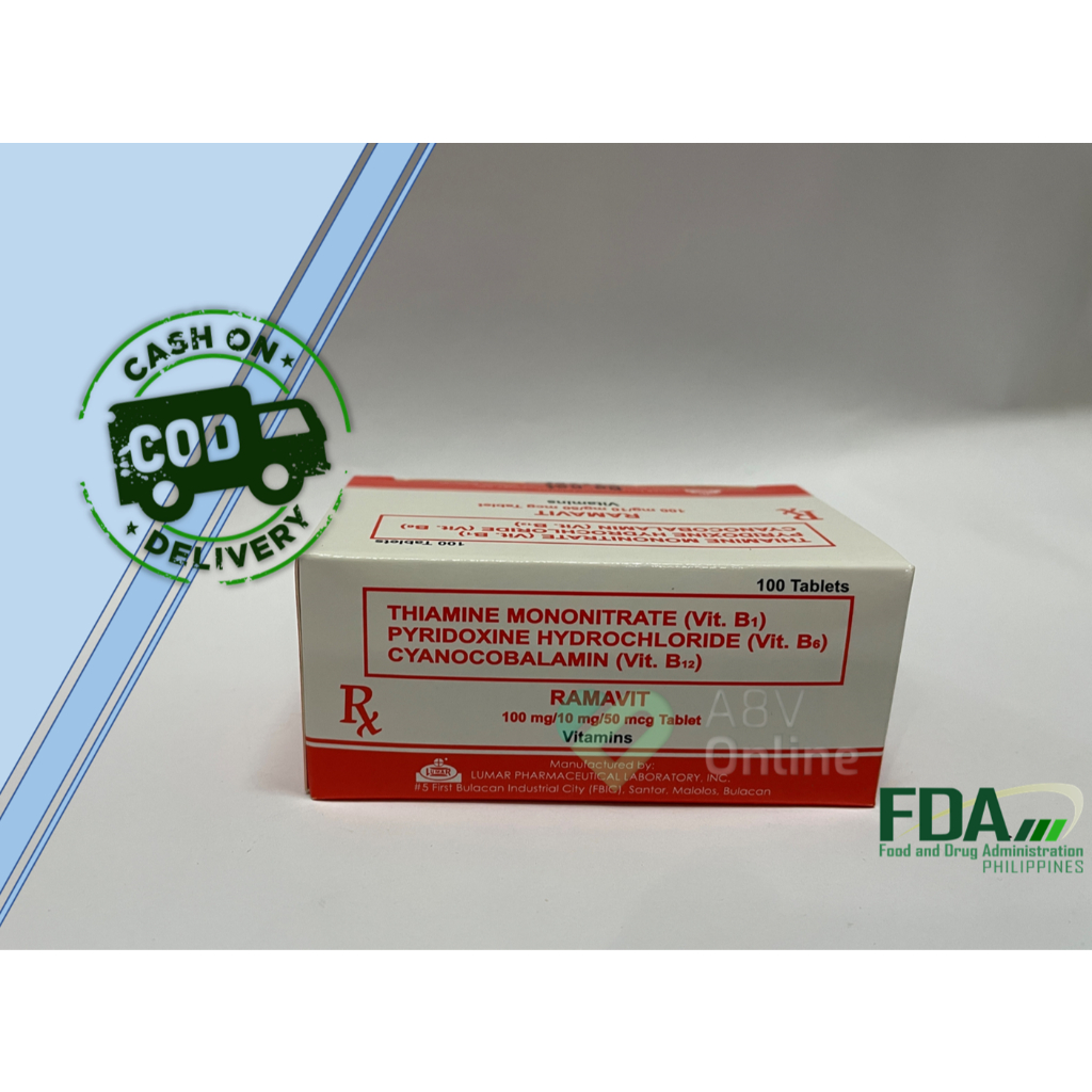 Ramavit Vitamins bcomplex 100tab | Shopee Malaysia