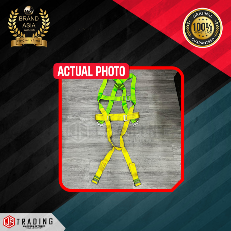 ADELA FULL BODY DOUBLE HOOK SAFETY HARNESS HS0TWF32-SET JF TRADING ...