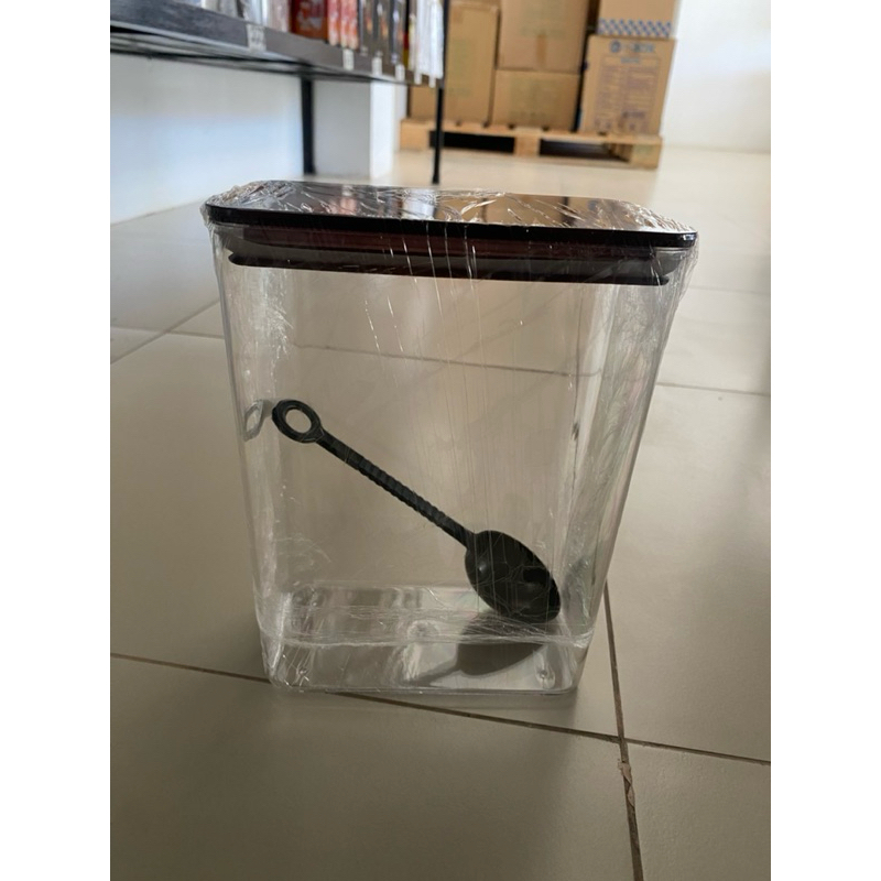 Acrylic Storage Powder with Scooper 1L | Shopee Malaysia