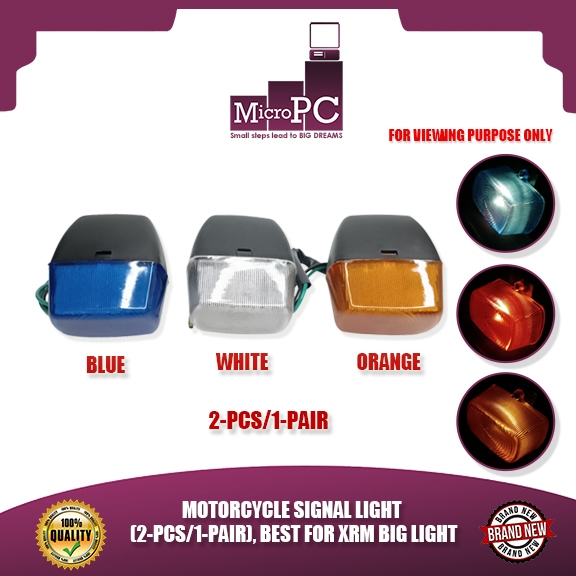 MICRO PC MOTORCYCLE SIGNAL LIGHT (2-PCS/1-PAIR), BEST FOR XRM BIG LIGHT ...