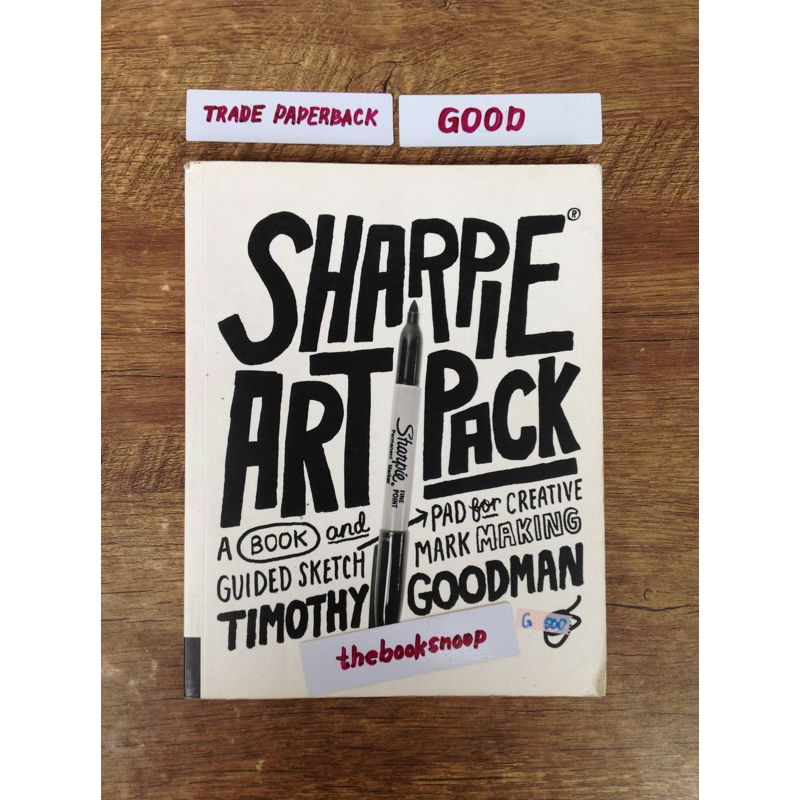 Sharpie Art pack by Timothy Goodman books sketch diy draw instruction ...