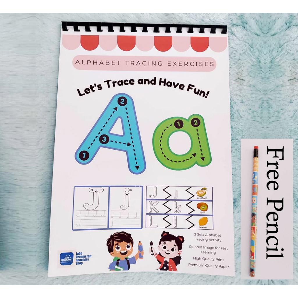 Alphabet Tracing Pad A4 Size | Shopee Malaysia