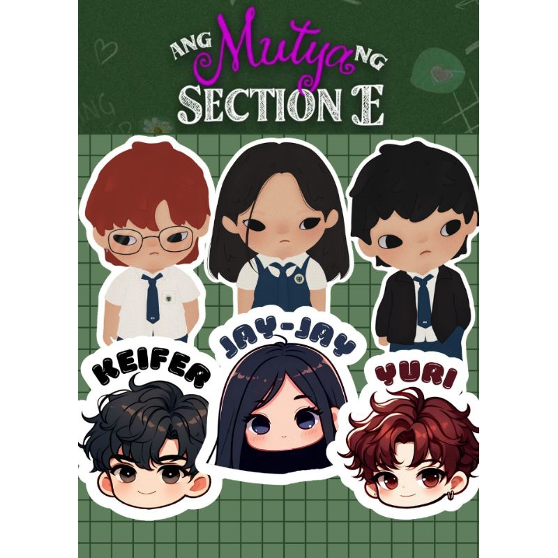 Ang Mutya ng Section E inspired Vinyl Stickers Hirono Style and Chibi ...
