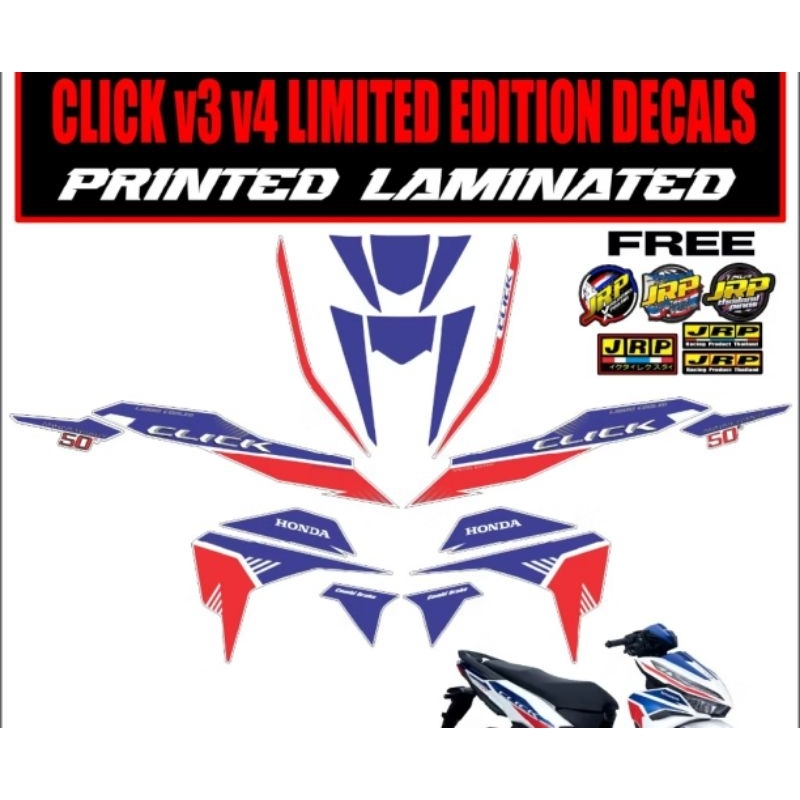 limited edition decals for click v3 v4 | Shopee Malaysia