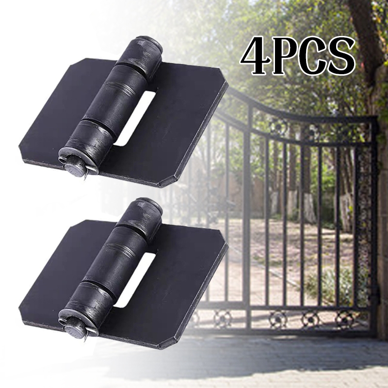 4Pcs Heavy Duty Steel Weld On Gate Hinges Solid Steel Welding Hinge for ...