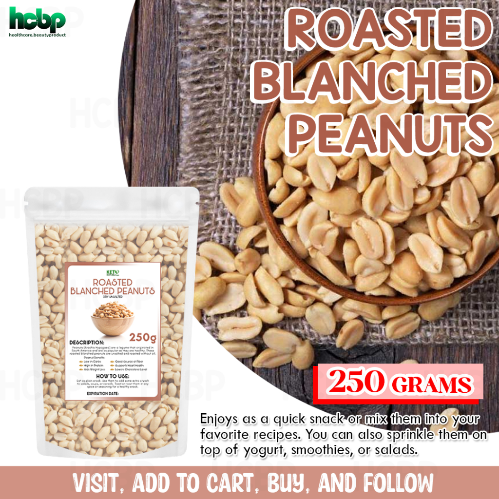 Roasted Blanched Peanuts 250g | Shopee Malaysia