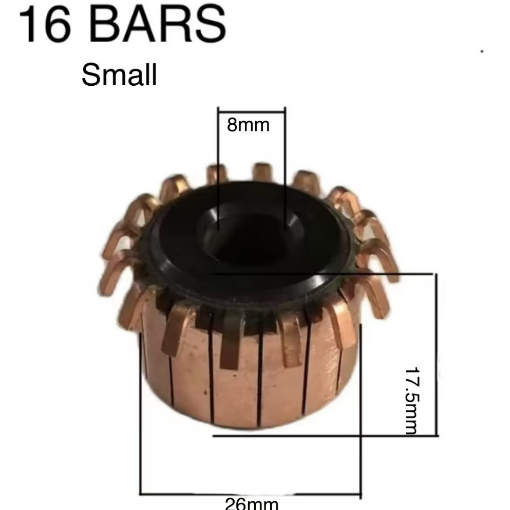 16 BARS COPPER COMMUTATOR RLECTRIC MOTOR ALTERNATOR | Shopee Malaysia