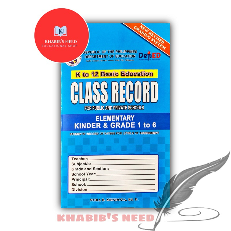 Class Record and School Register K-12 Basic Education | Shopee Malaysia