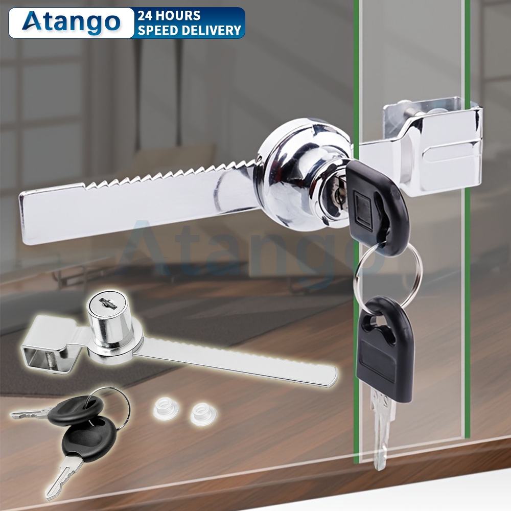 Sliding Glass Door Lock With 2 Keys 328 Window Lock Ratchet Lock Mobile ...