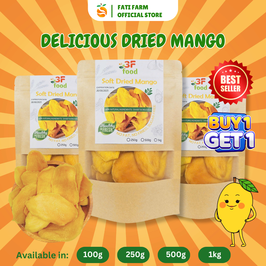 (BEST PRICE) 3F FOOD Dried Mangoes Fruit Snack Dried Mango from Vietnam ...