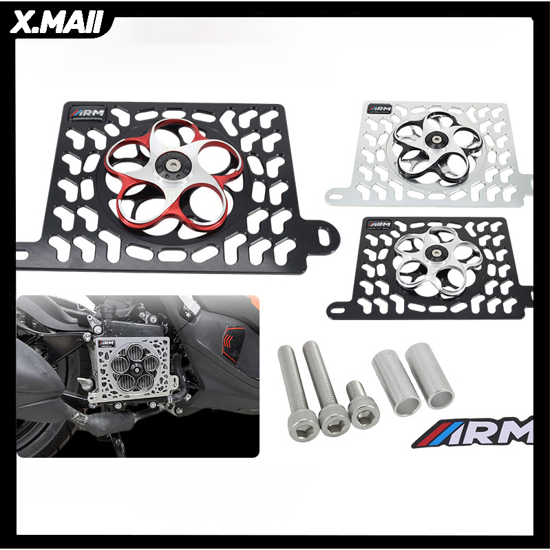 Radiator Cover Windmill Full CNC 2-Color Spinner Design For Nmax v1&v2 ...