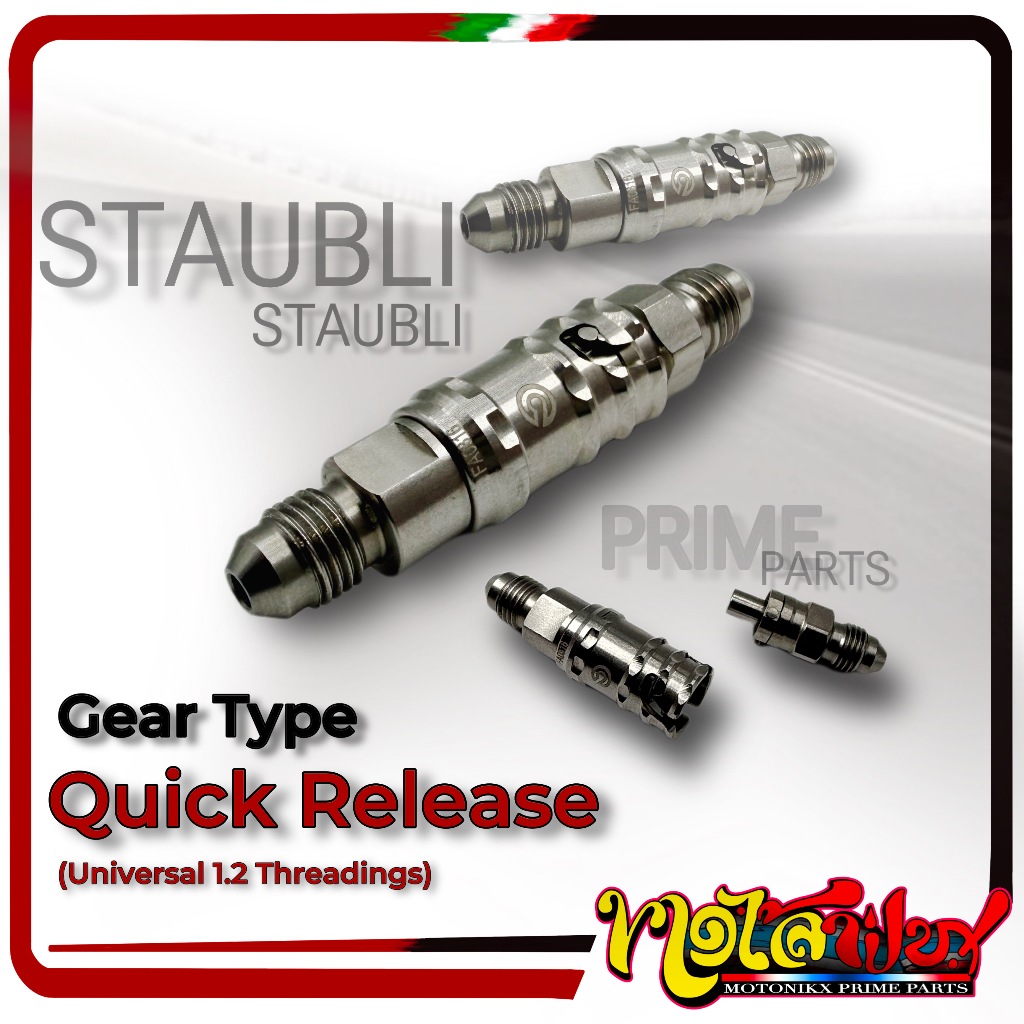 GEAR TYPE!! Quick Release Fittings and Caliper Bleeder | Shopee Malaysia
