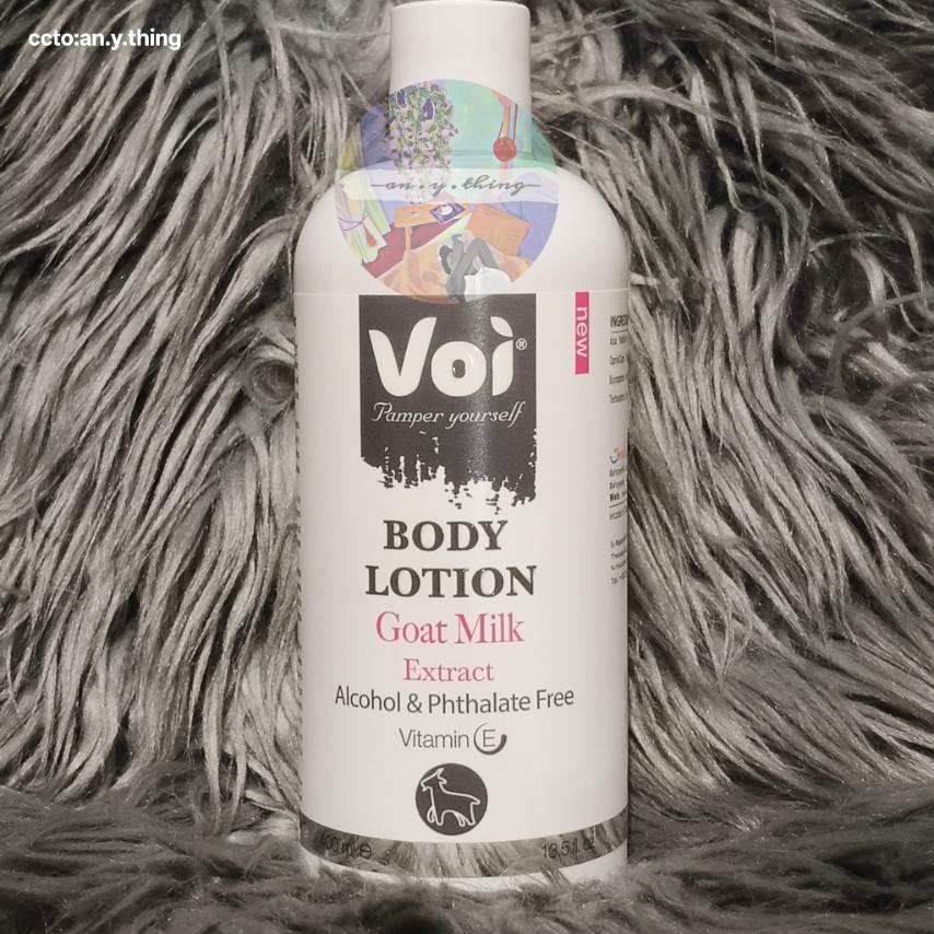 VOI BODY LOTION-GOAT MILK EXTRACT (400ML) BB: MAY2027) | Shopee Malaysia