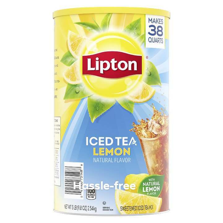 LIPTON ICED TEA LEMON POWDERED DRINK (38QUARTS)(2.54KG) | Shopee Malaysia