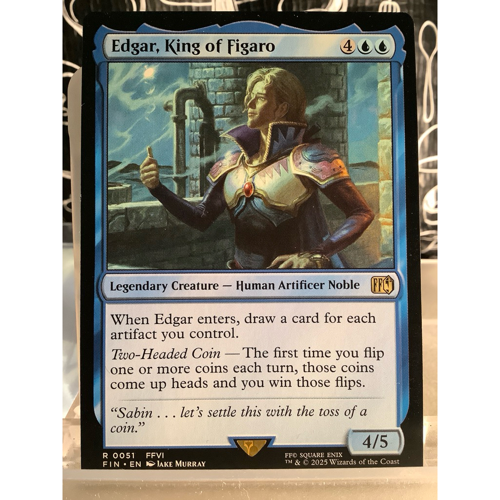 MTG - Edgar, King of Figaro (Universes Beyond: Final Fantasy) | Shopee ...