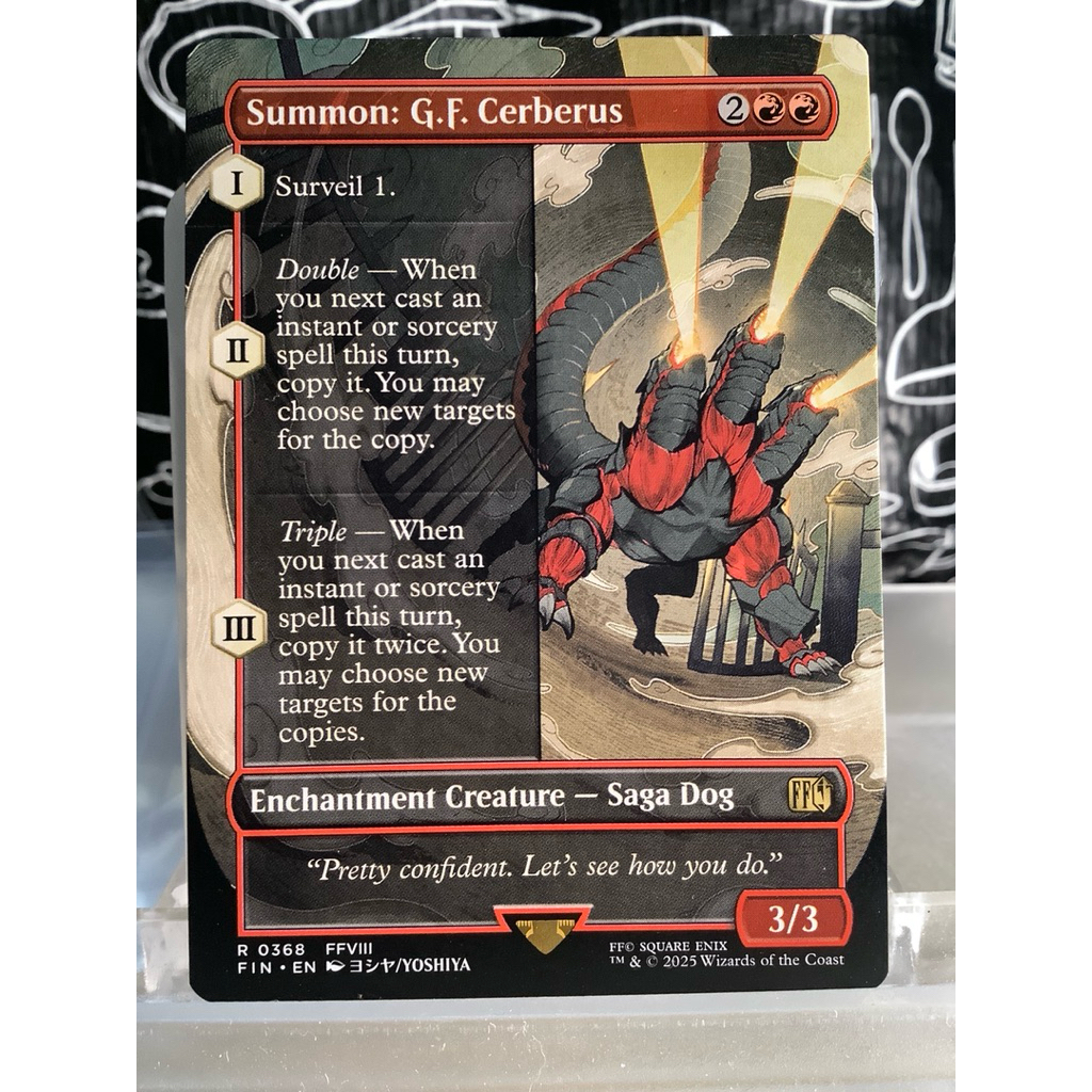 MTG - Summon: G. F. Cerberus (Universes Beyond: Final Fantasy) | Shopee ...
