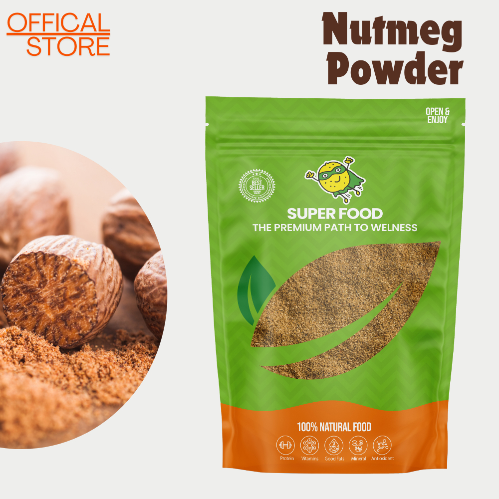 Superfood Nutmeg Powder - Aromatic, Nutrient-Rich Spice for Wellness ...