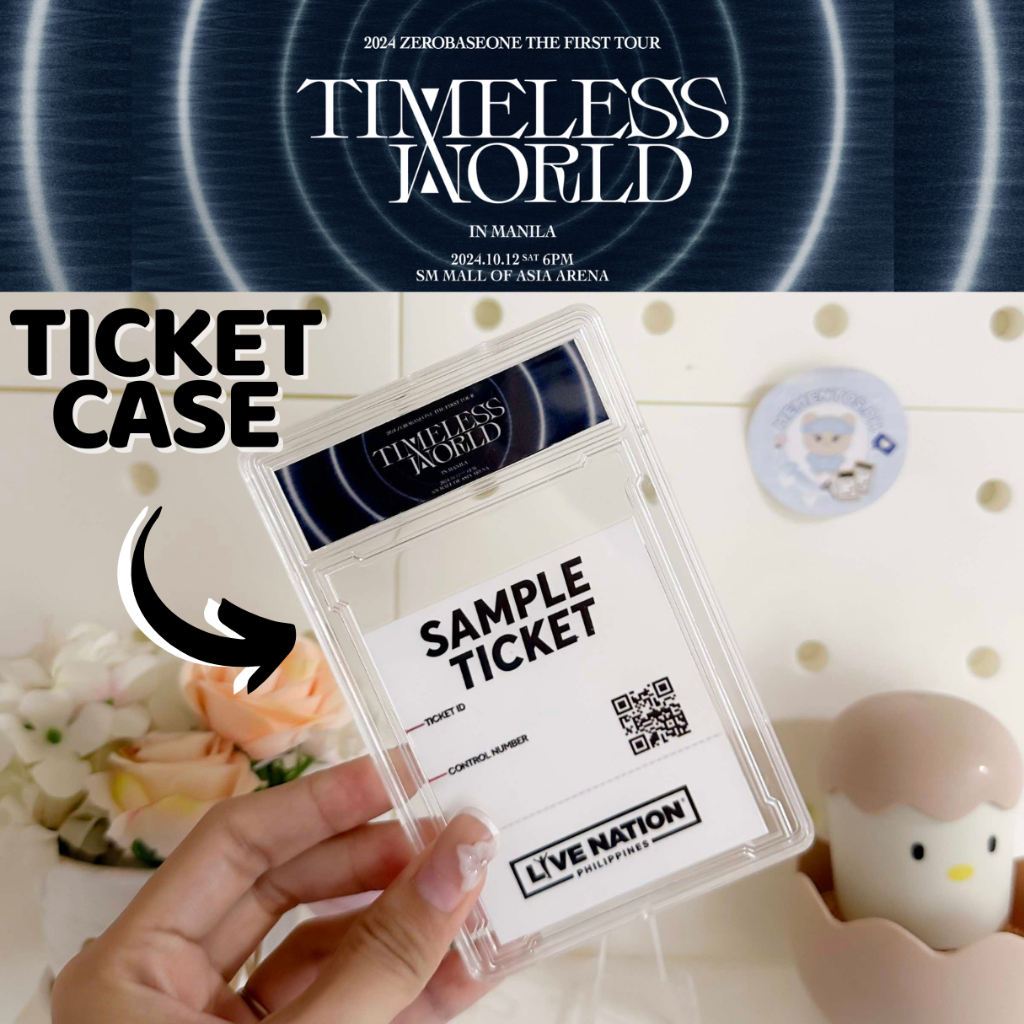 ZEROBASEONE The First World Tour Timeless World Acrylic Concert Ticket ...
