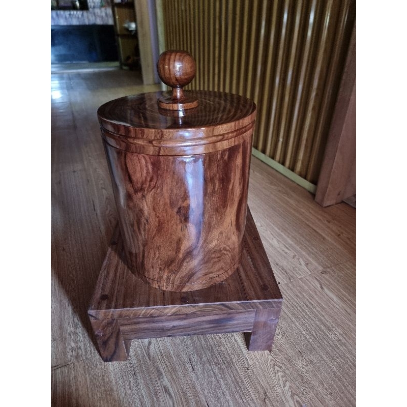 wooden rice keeper rice storage 5 to 6 kls capacity with handle and ...