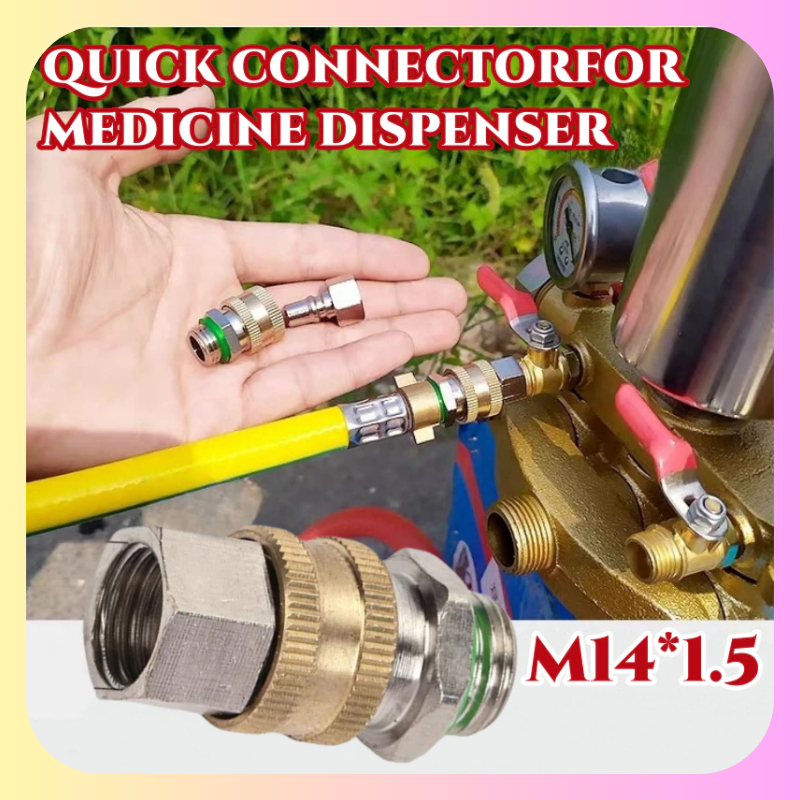 Copper Connector Adapter All-Copper Quick-Connect Spray Nozzle Coupling ...