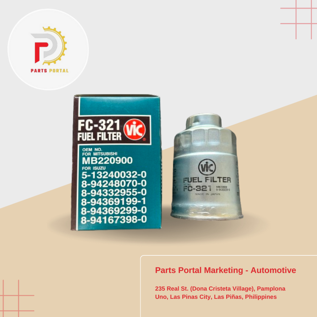 VIC Fuel Filter FC-321 for Mitsubishi L200, L300, Adventure, Strada ...