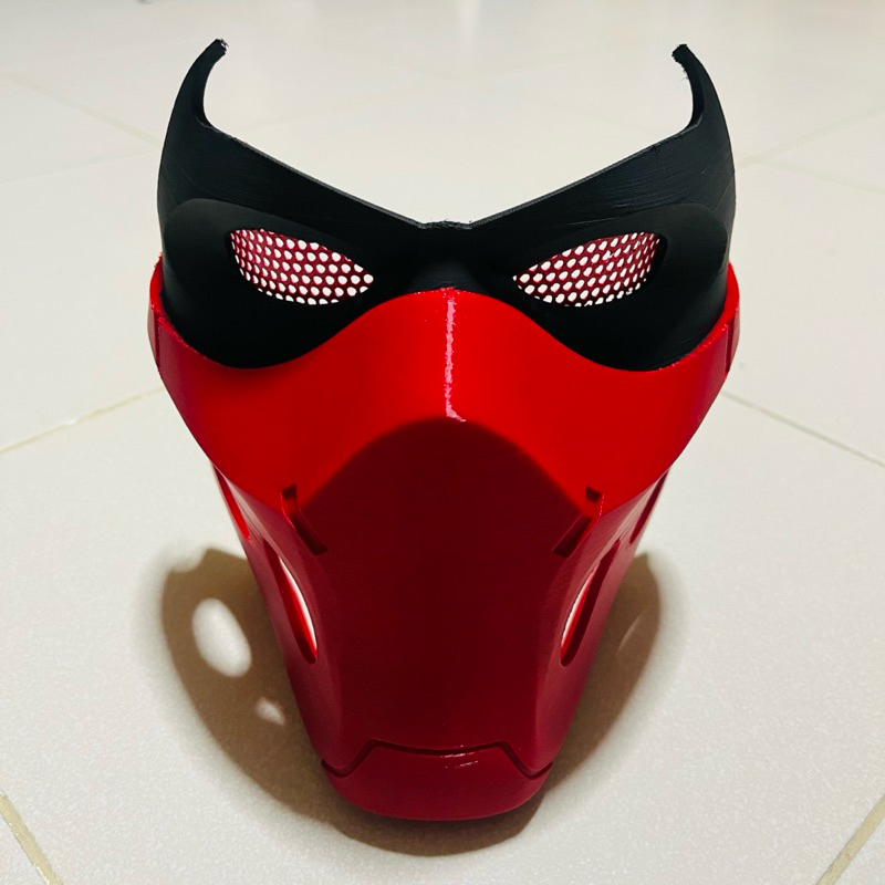 Red Hood Outlaw Mask | DC | Cosplay | Costume | Halloween | 3D Printed ...