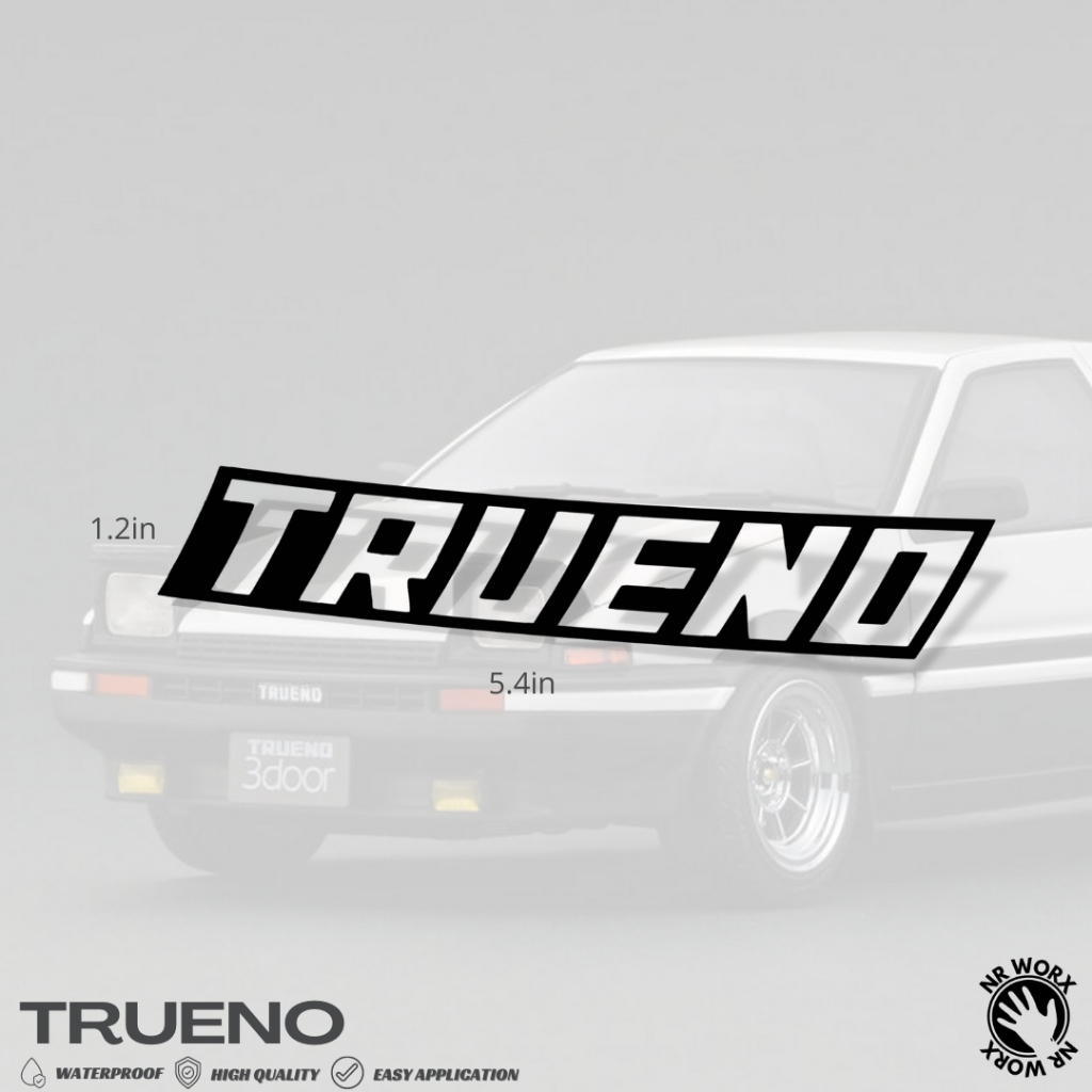 Initial D AE86 Trueno Vinyl Decal Anime Sticker | Shopee Malaysia