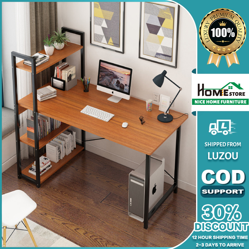 NICE HOME Computer Table Study Desk Home Office Table Desk Furniture ...