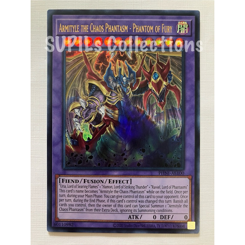 YuGiOh! OCG AE Armityle the Chaos Phantasm - Phantom of Fury PHNI-AE100 ...