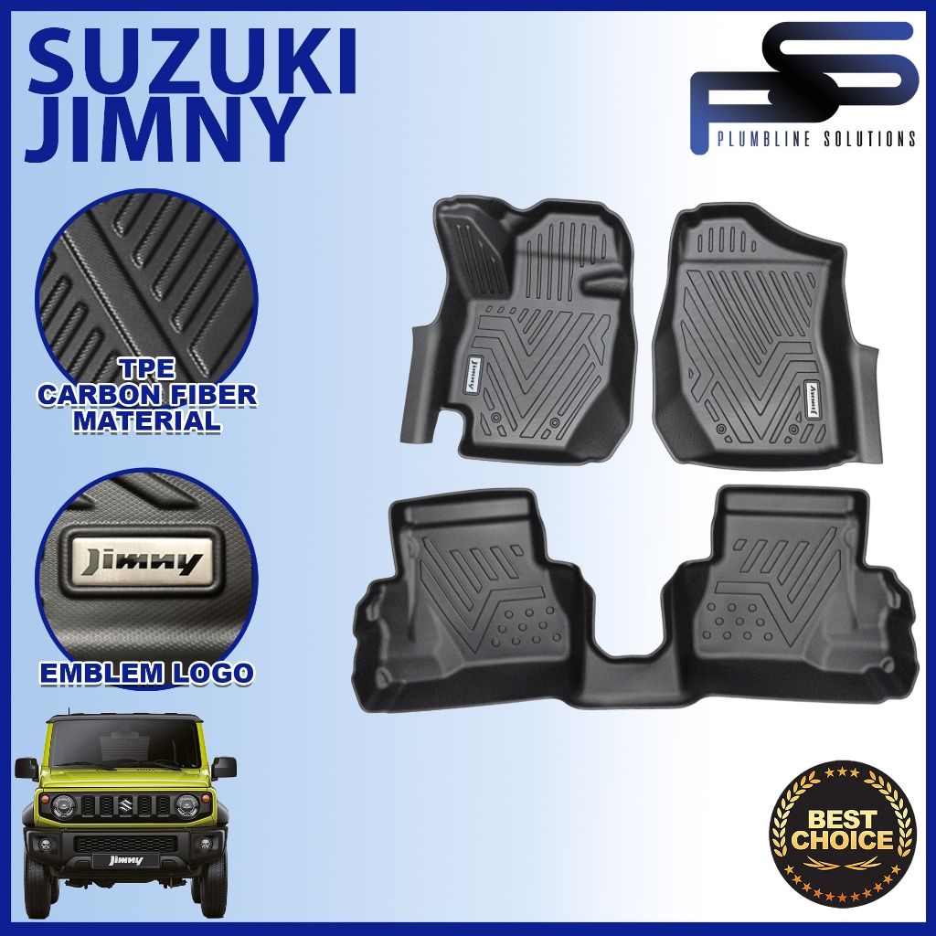Deep Dish Matting TPE Carbon Fiber for Suzuki Jimny 2019 - Onwards ...