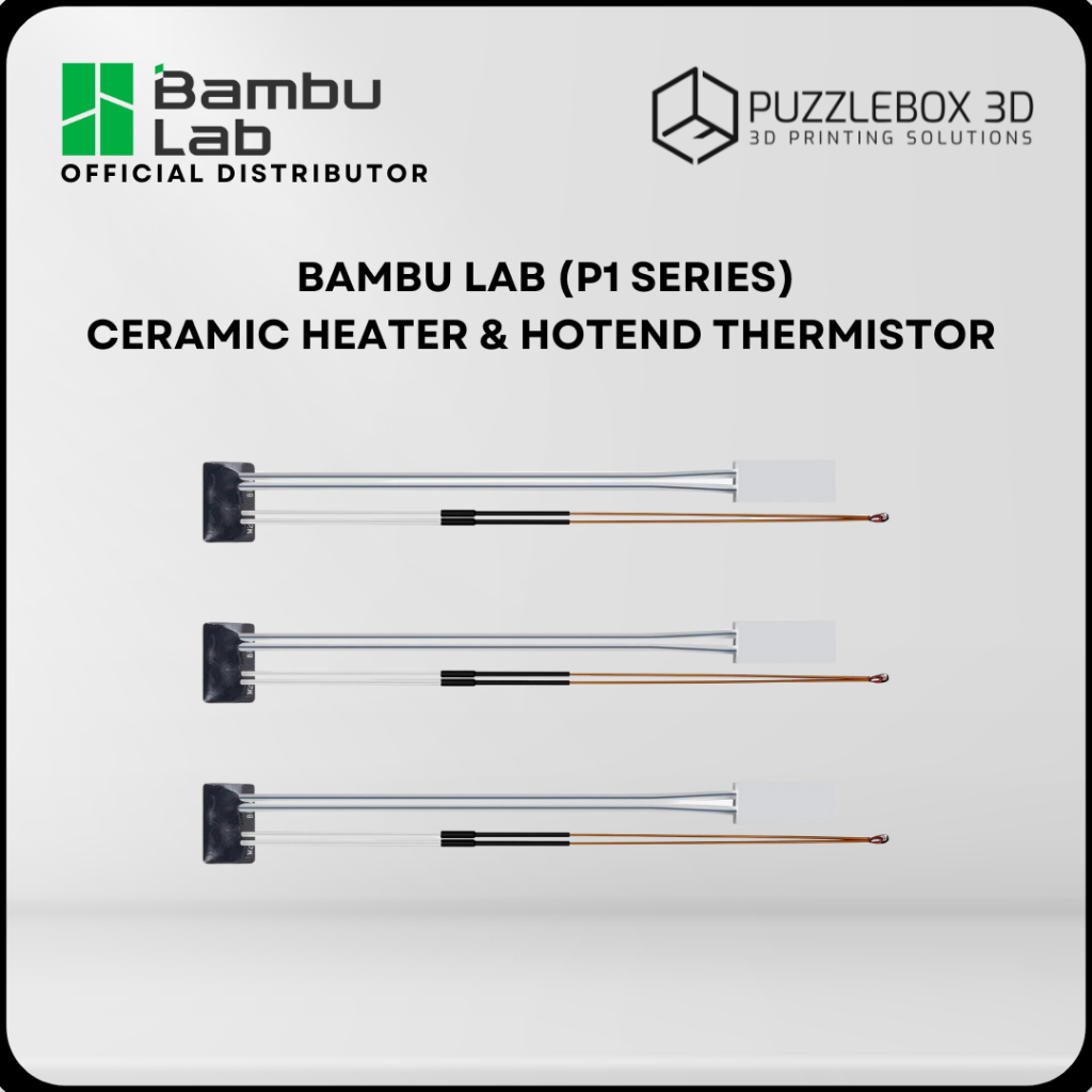 Bambu Lab Ceramic heater & Hotend Thermistor - P1 and X1 Series ...