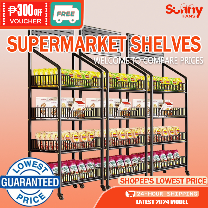 Supermarket Shelves Grocery Rack Snack Shelf Display Rack For Store ...