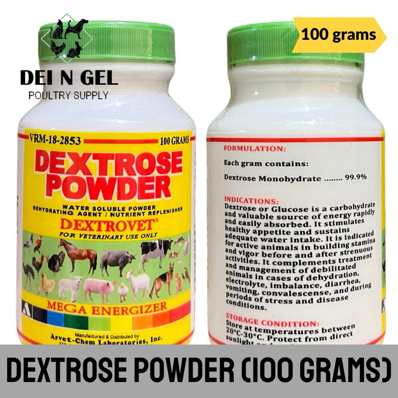 Dextrovet Dextrose Powder 100grams (1 Bottle) | Shopee Malaysia