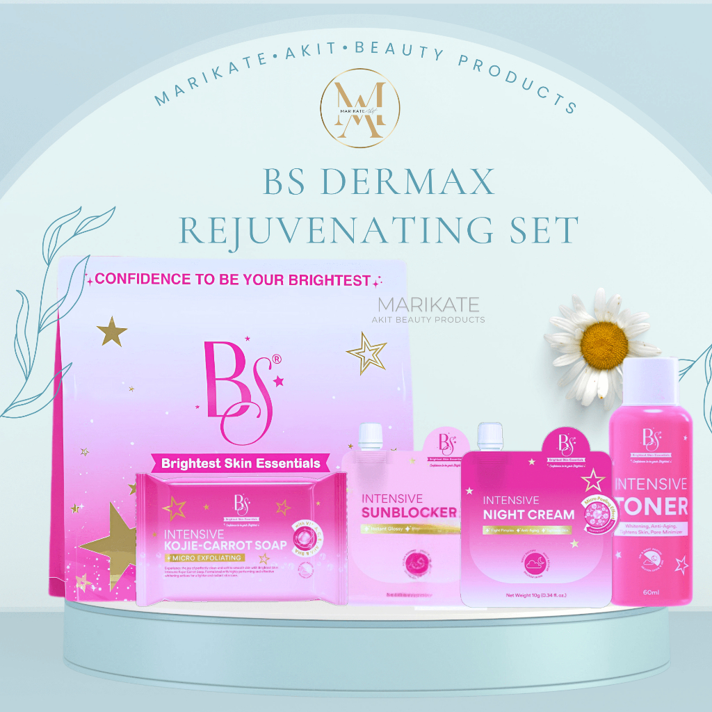 DERMAX Brightest Skin Essentials Rejuvenating Facial Set Skin Care ...