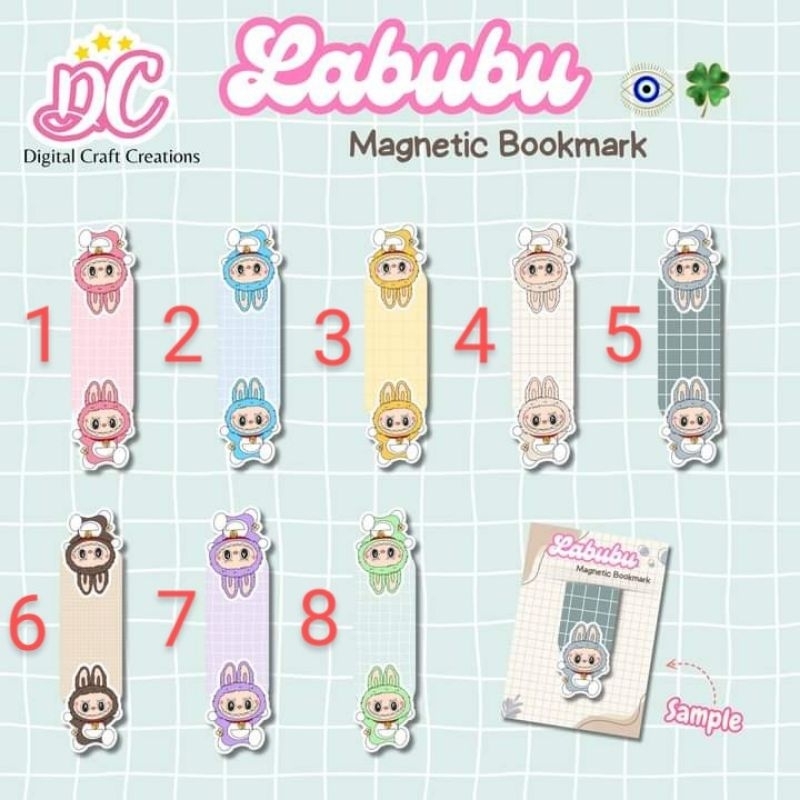 LABUBU Inspired Magnetic Bookmark | Shopee Malaysia