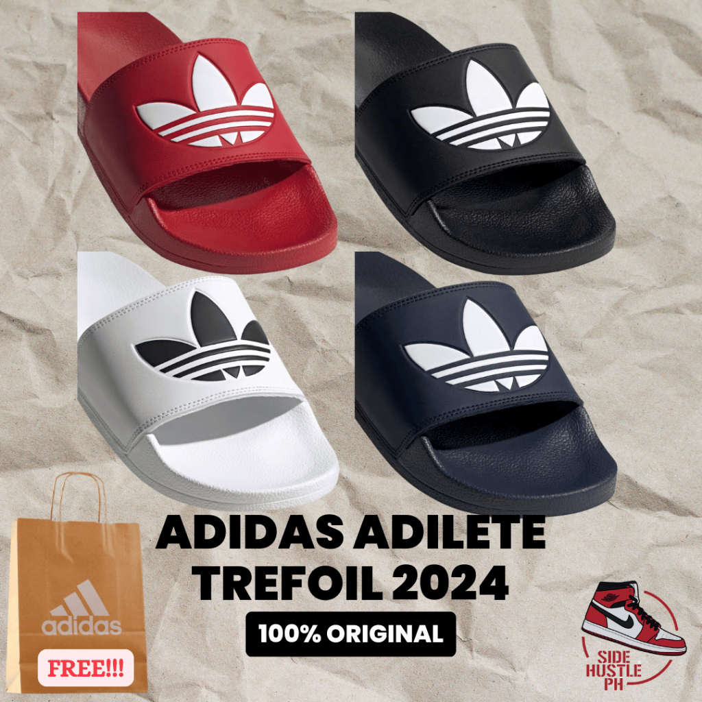 Adilette Trefoil Slides 2024 | Shopee Malaysia