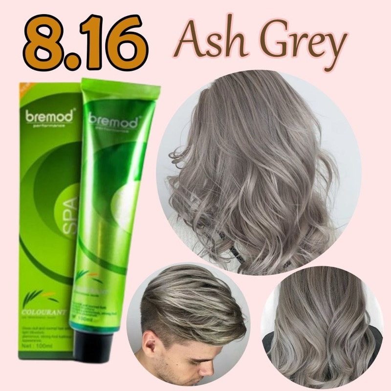 Bremod Hair Color ( Ash Gray) | Shopee Malaysia