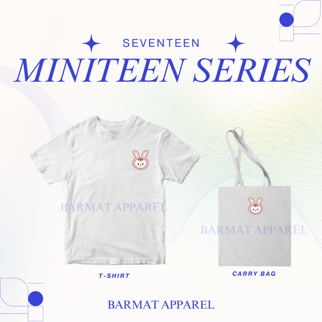SEVENTEEN MINITEEN Fan Merch Miniteen Patch Shirt and Tote Bag Unisex ...