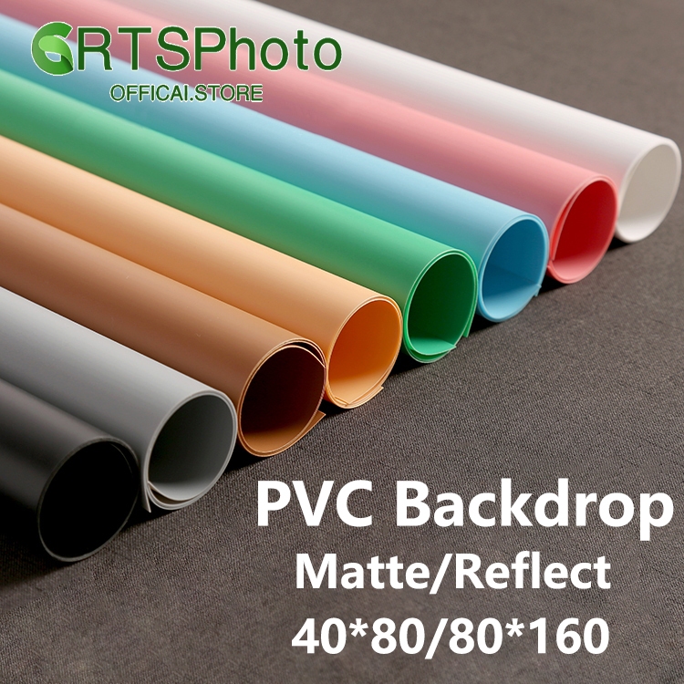 GRTSPhoto Photography pvc backdrop background 2size 7color Matte/Reflect Dual Sided Waterproof ...