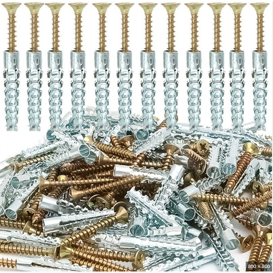 M6 And M8 Self Tapping Screw Drilling Plug Steel Serrated Thorny ...