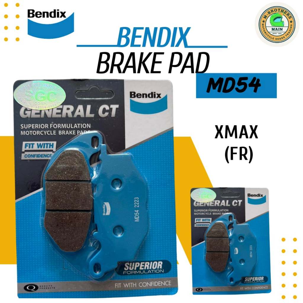 BENDIX BRAKEPAD MD54 FOR XMAX (FR) | Shopee Malaysia