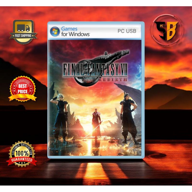 PC Laptop Video Game Final Fantasy VII Rebirth Windows OS Easy Install ...
