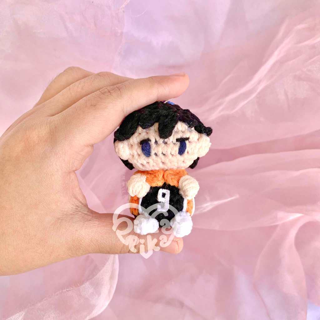 Tobio Kageyama Crochet Chibi Keychain (Haikyuu!) | Shopee Malaysia
