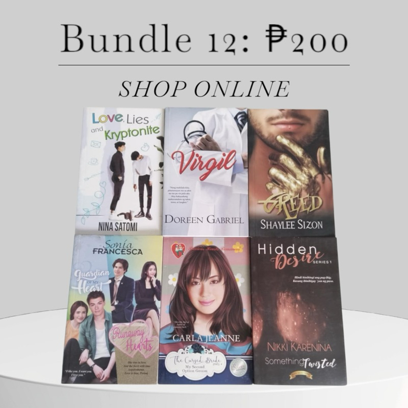 Bundle 12: assorted pocketbooks bundle | Shopee Malaysia