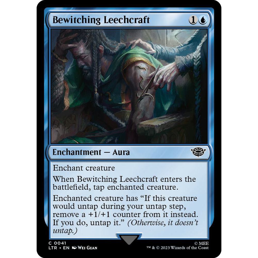 Bewitching Leechcraft (Foil) - Universes Beyond: The Lord of the Rings: Tales of Middle-earth ...